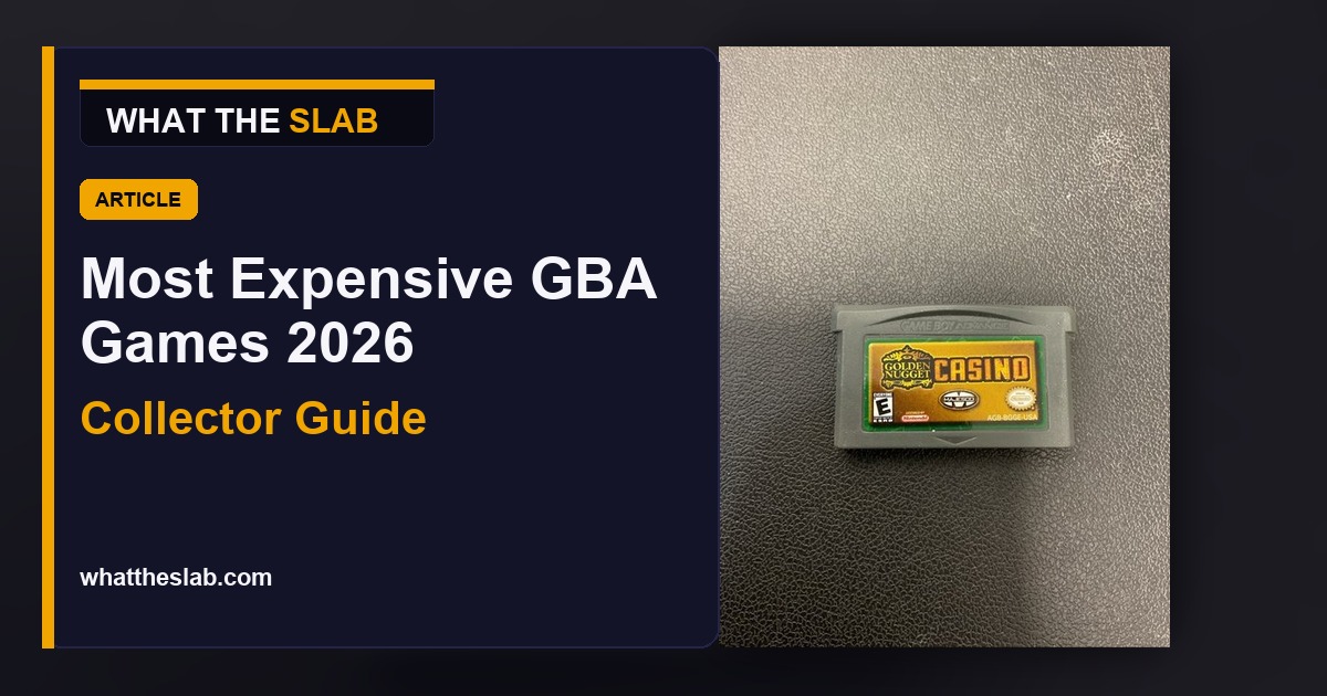 Most Expensive GBA Games 2026 | What The Slab